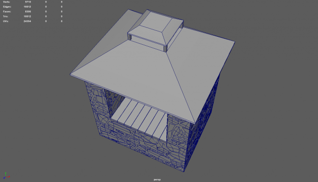 Low Poly Barbecue 3D Model in Outdoor items 3DExport