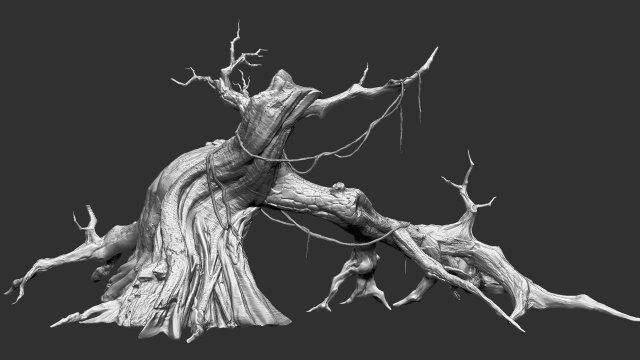 Fantasy tree 3D Model in Tree 3DExport