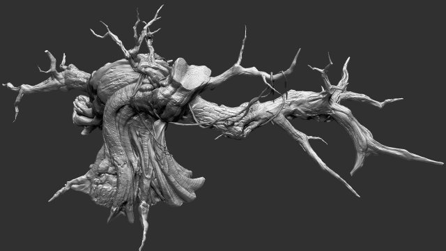 Fantasy tree 3D Model in Tree 3DExport
