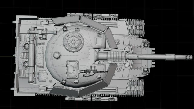 Concept art tank 3D Model in Tank 3DExport