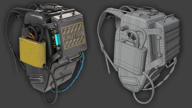 Knapsack 3D Model in Other 3DExport