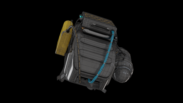 Knapsack 3D Model in Other 3DExport
