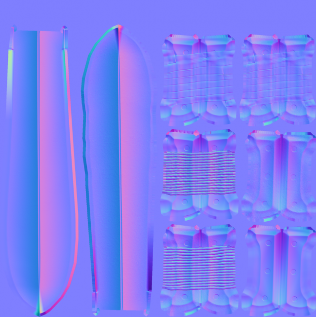 Machete 3D Model in Melee 3DExport