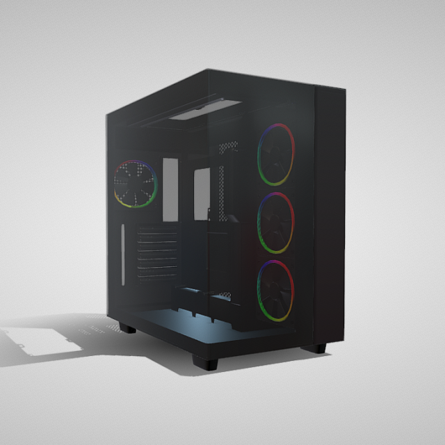 Ultimate Gaming PC Cabinet - Elevate Your Gaming Experience 3D Model in ...