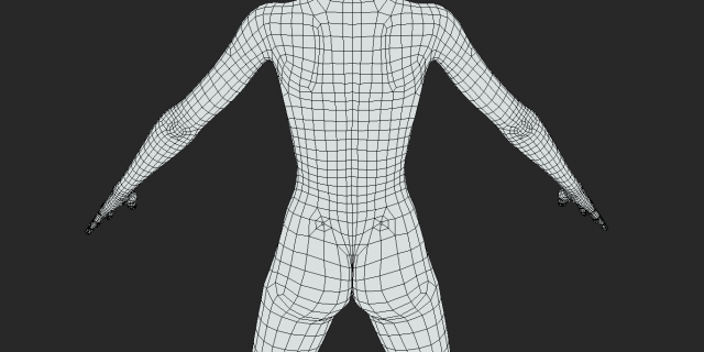 Embrace Artistic Freedom Female Body Base Mesh A-Pose Modelo 3D in ...