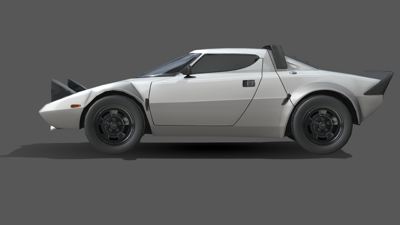 Lancia Stratos 1974 3D Model in Racing 3DExport