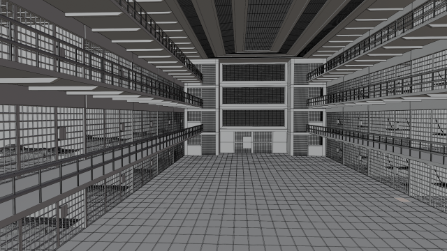 Prison Interior 3D Model in Other 3DExport