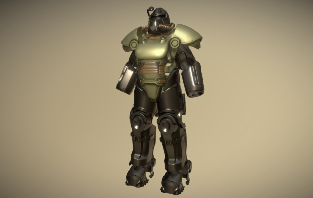 Fallout Power Armor T51 3D Print Model in Other 3DExport