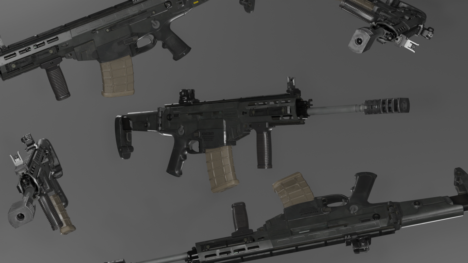 ARX200 3D Model in Rifle 3DExport