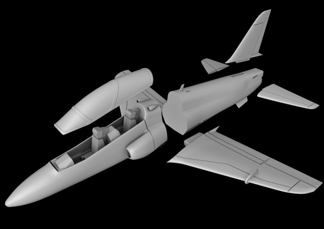 READY TO PRINT STL FILES OF SCALE MODEL BAE HAWK MK-53 SCALE 148 Modèles 3D en vedette in ...