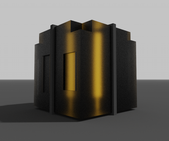 Glass luminous square Free 3D Model in Decoration 3DExport