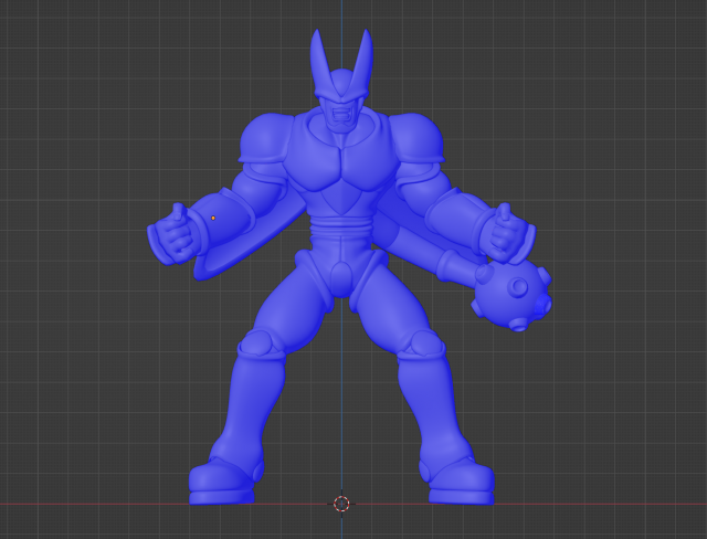 Cell Max - Dragon Ball Super 3D Model in Cartoon 3DExport