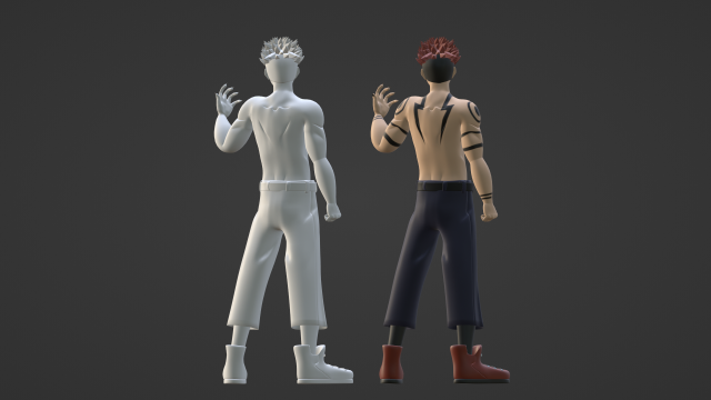 SUKUNA - Jujutsu Kaisen 3D Model in Cartoon 3DExport