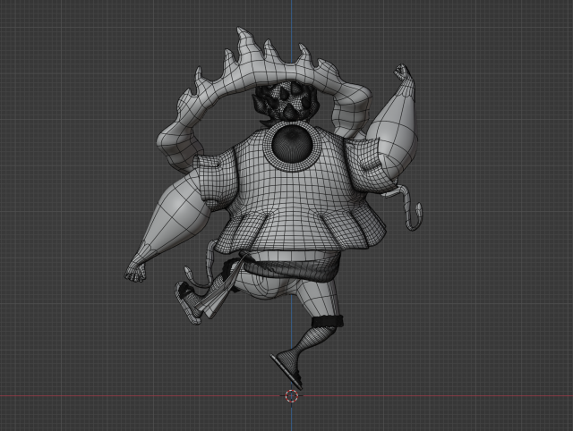 Luffy Gear 5 Muscle - One Piece 3D Model in Cartoon 3DExport