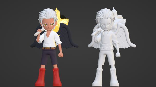 S-Hawk Seraphim - One Piece 3D Model in Cartoon 3DExport