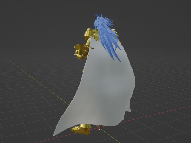 Gemini Defteros - Saint Seiya 3D Model in Cartoon 3DExport