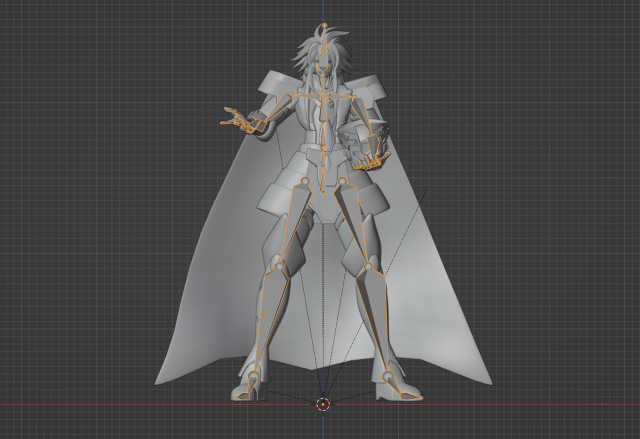 Gemini Defteros - Saint Seiya 3D Model in Cartoon 3DExport