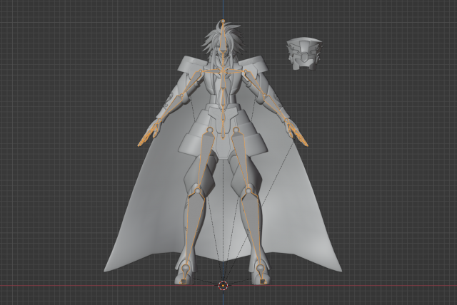 Gemini Defteros - Saint Seiya 3D Model in Cartoon 3DExport