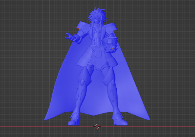 Gemini Defteros - Saint Seiya 3D Model in Cartoon 3DExport