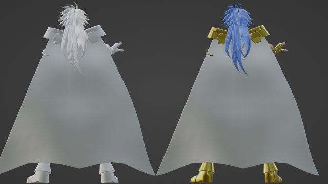 Gemini Defteros - Saint Seiya 3D Model in Cartoon 3DExport