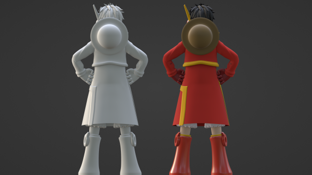 Luffy Egghead - One Piece 3D Model in Cartoon 3DExport