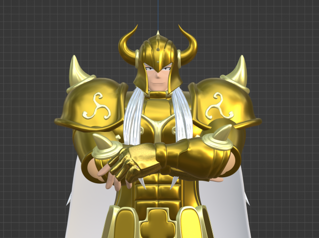 Taurus Aldebaran - Saint Seiya 3D Model in Cartoon 3DExport