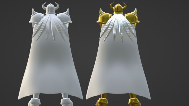 Taurus Aldebaran - Saint Seiya 3D Model in Cartoon 3DExport