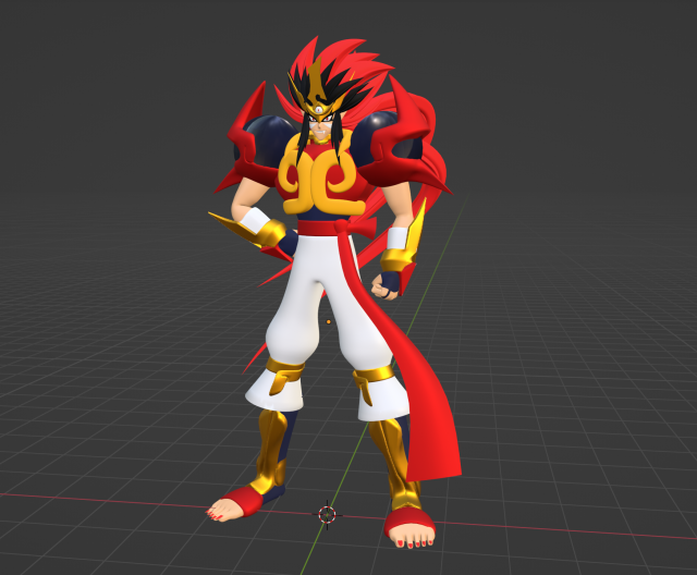 ZENKI - Demon God Child Zenki 3D Model in Cartoon 3DExport