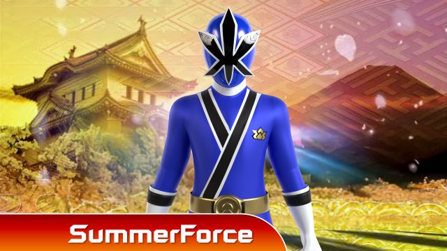 Blue Samurai Ranger - Power Rangers Samurai 3D Модель in Мультяшные ...
