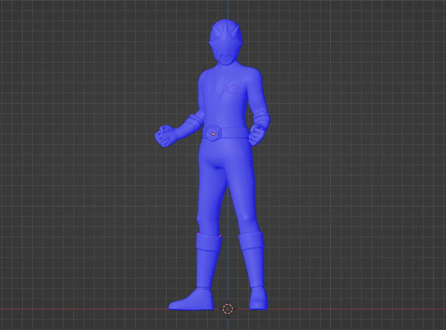 Gold Samurai Ranger - Power Rangers Samurai 3D Модель in Мультяшные ...