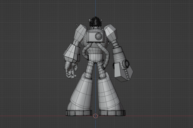 Junkman - Megaman 3D Model in Cartoon 3DExport