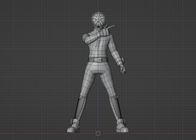 Boon Red - Boonboomger Modelo 3D in Fantasía 3DExport