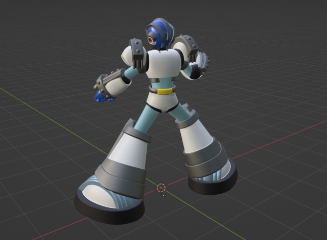 Megaman Gaea Armor - Mega Man X5 3D Model in Cartoon 3DExport