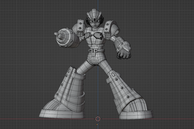 Megaman Gaea Armor - Mega Man X5 3D Model in Cartoon 3DExport