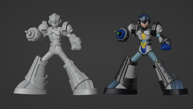 Megaman Gaea Armor - Mega Man X5 3D Model in Cartoon 3DExport