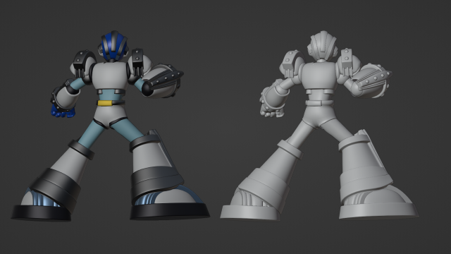 Megaman Gaea Armor - Mega Man X5 3D Model in Cartoon 3DExport