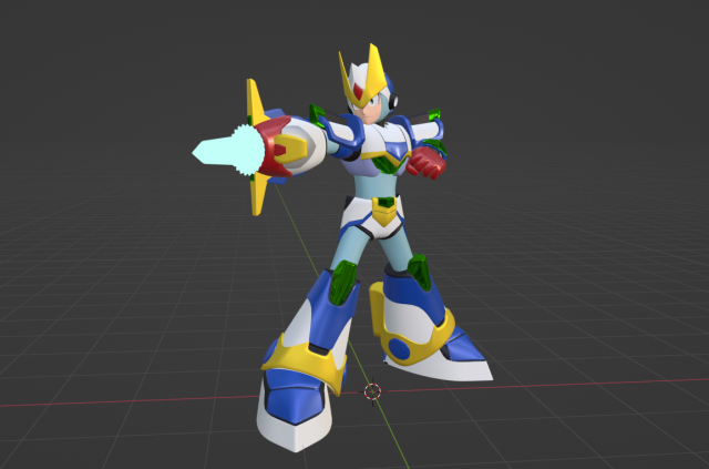 Megaman Blade Armor - Mega Man X6 Modelo 3D in Fantasía 3DExport