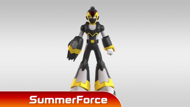 Megaman Shadow Armor - Mega Man X6 3D Model in Fantasy 3DExport