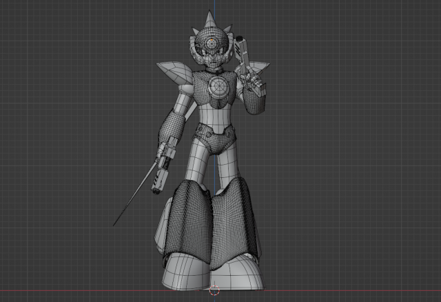 Axl - Megaman X7 3D Model in Fantasy 3DExport