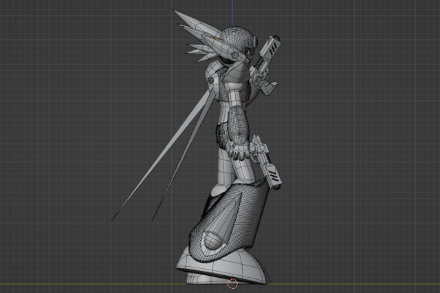Axl - Megaman X7 3D Model in Fantasy 3DExport