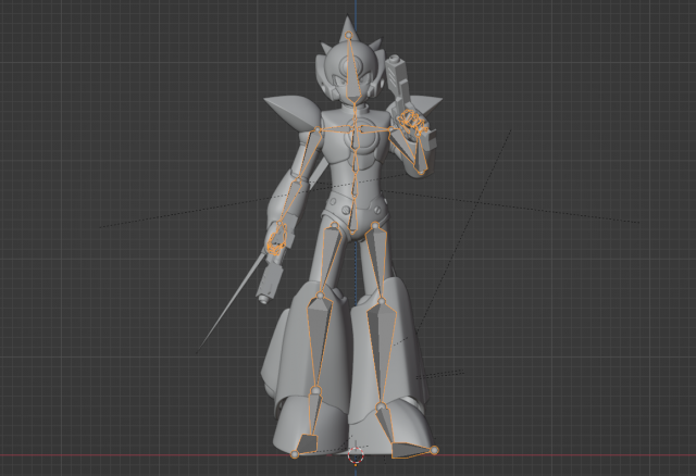 Axl - Megaman X7 3D Model in Fantasy 3DExport