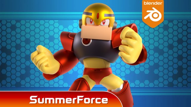 Gutsman - Megaman 3D Model in Robot 3DExport