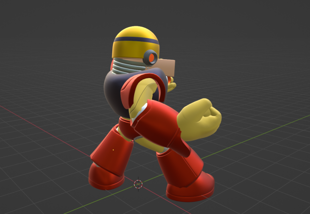Gutsman - Megaman 3D Model in Robot 3DExport