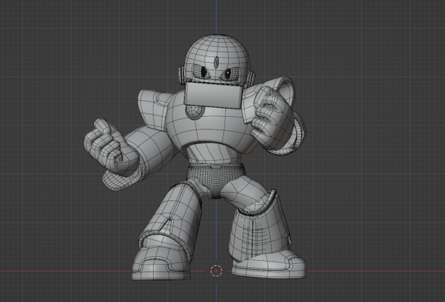 Gutsman - Megaman 3D Model in Robot 3DExport