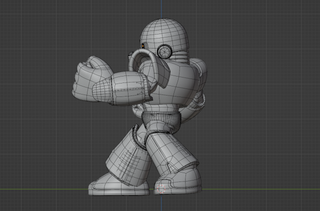 Gutsman - Megaman 3D Model in Robot 3DExport