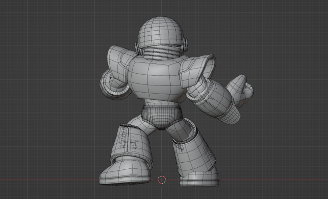 Gutsman - Megaman 3D Model in Robot 3DExport
