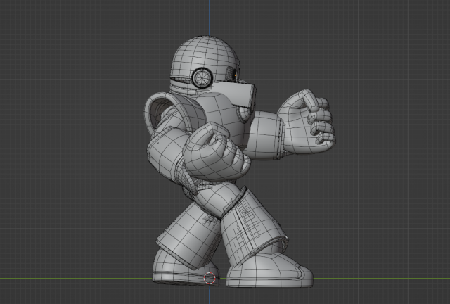 Gutsman - Megaman 3D Model in Robot 3DExport