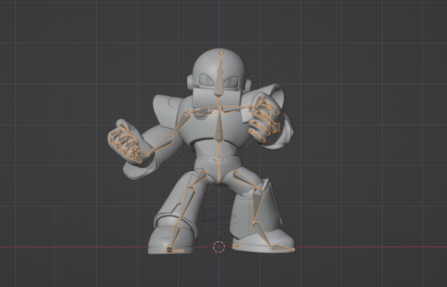 Gutsman - Megaman 3D Model in Robot 3DExport