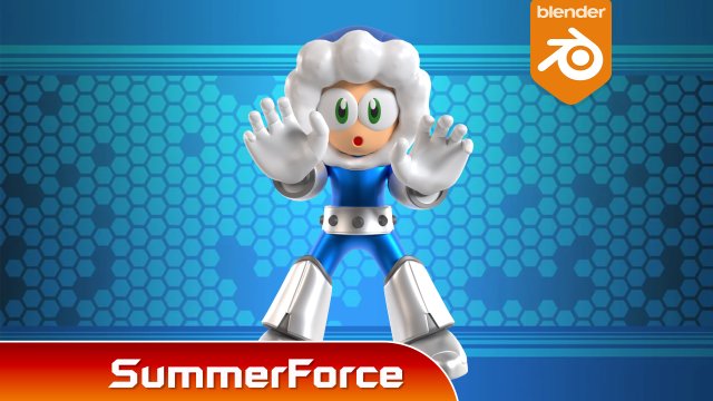 Iceman - Megaman 3D Model in Robot 3DExport