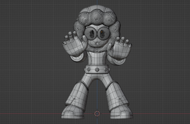 Iceman - Megaman 3D Model in Robot 3DExport
